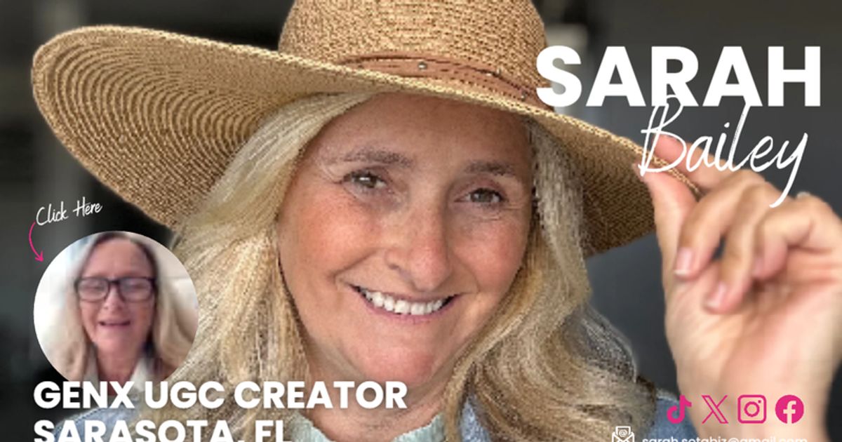 Sarah Bailey GenX UGC Creator